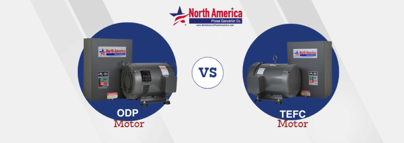 What is the Difference Between an ODP Motor and a TEFC Motor?